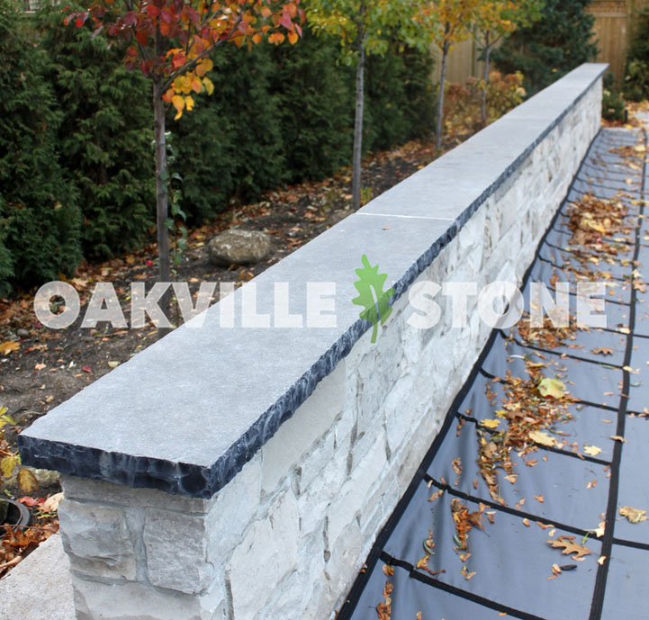 Buy Black Limestone Wall & Pier Caps in Canada at MavisGardens.com