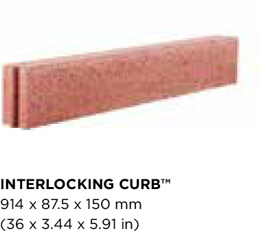Buy Interlocking Curb in Canada at MavisGardens.com