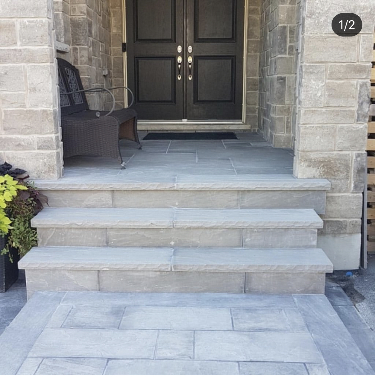 Buy Slate Grey Edge Pavers in Canada at MavisGardens.com